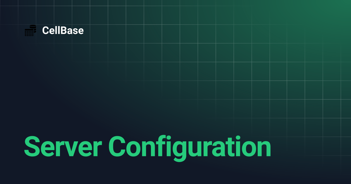 server-configuration-cellbase