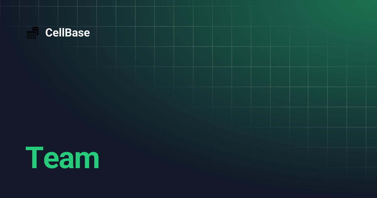 Team | CellBase